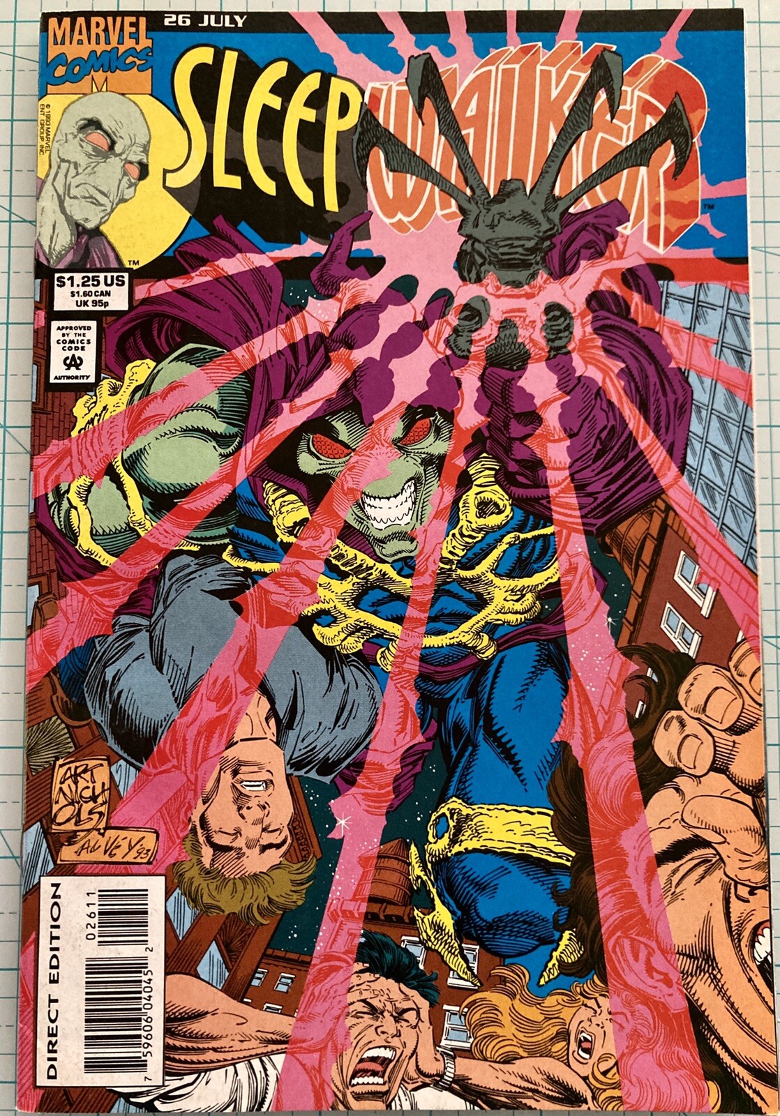 Sleepwalker #26 High Grade NM Art Nichols Cover Marvel Comics 1993 ...