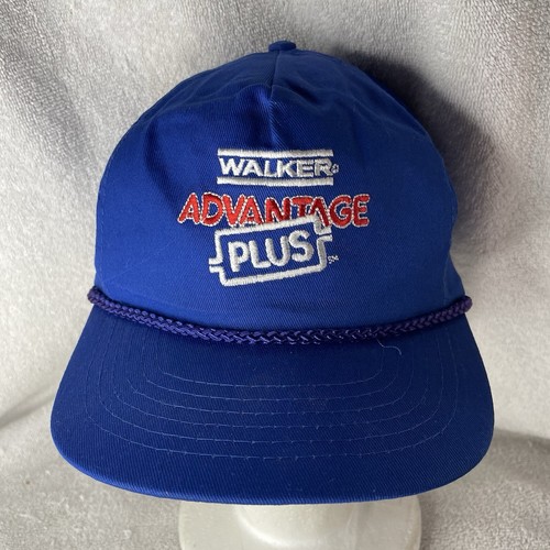 Walker Advantage Muffler Snapback Lucky Trucker Hat Cap 1980s ...