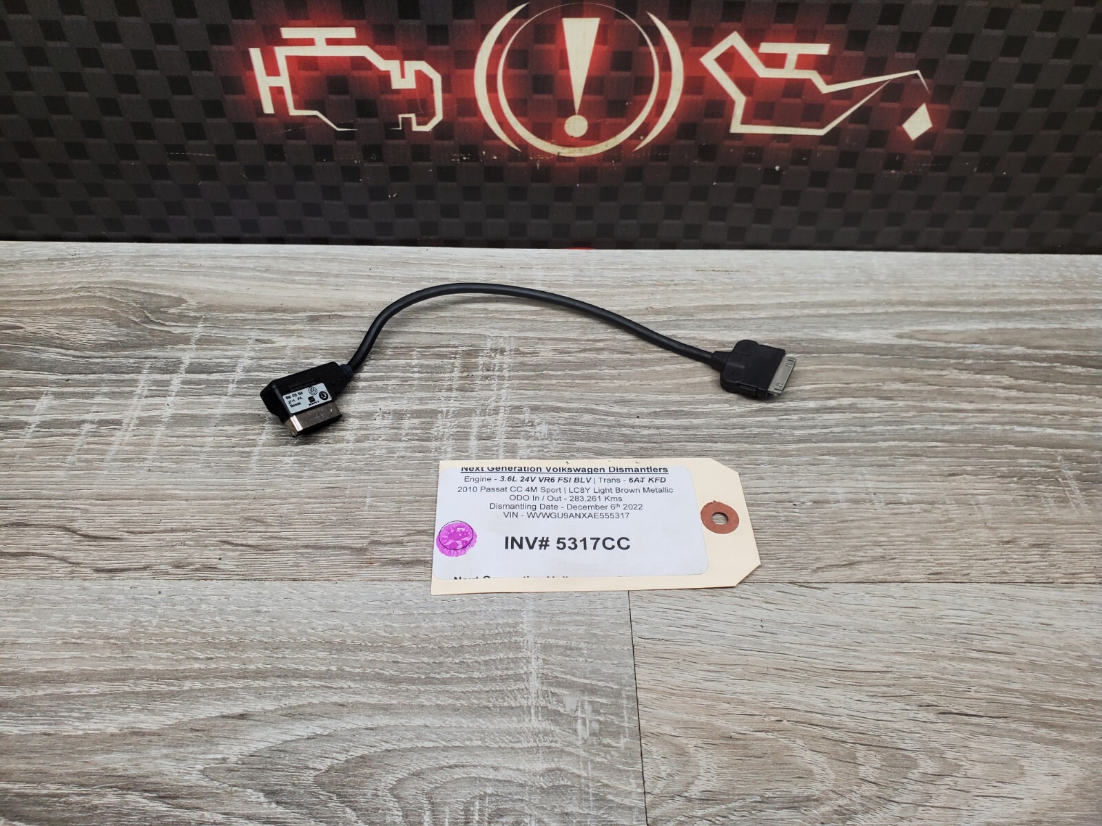 Audi Volkswagen MMI MDI AMI IPOD IPAD IPHONE Cord Adapter Cable OEM ...