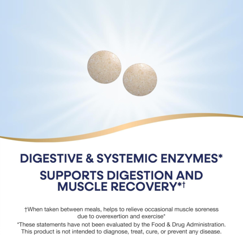 Nature's Way Mega-Zyme, Pancreatic & Systemic Enzymes*, 200 Count (Pack ...