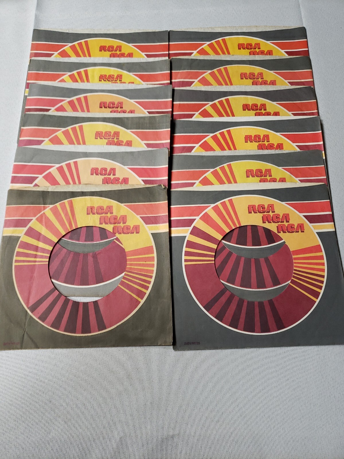 45 RPM 7" RECORD SLEEVES/COMPANY SLEEVE 12 PK/SEE PHOTOS - RCA (SLV1)2 ...