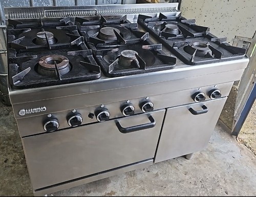 Mareno commercial 6 burner gas range cooker | eBay UK