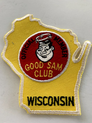 Vintage GOOD SAM Club Wisconsin Official Member Patch | eBay