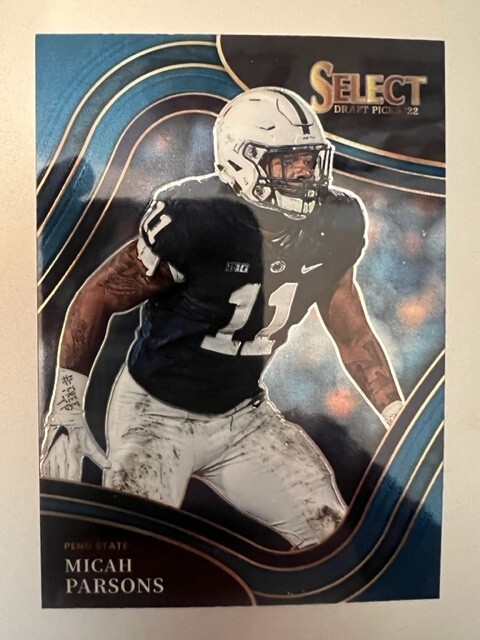 2022 Panini Select Draft Micah Parsons ( Penn State / Cowboys ) Field ...