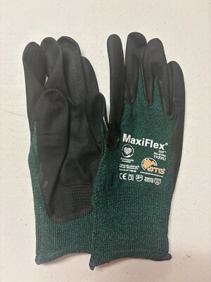 MaxiFlex 34-8743 XXL Coated ANSI A2 Cut Resistant Work Gloves 12 Pair ...