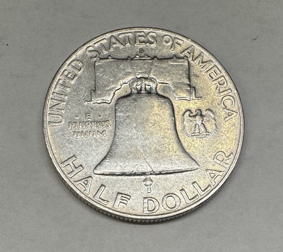 1959-D - Franklin Half Dollar - 90% silver - Unknown Grade | eBay
