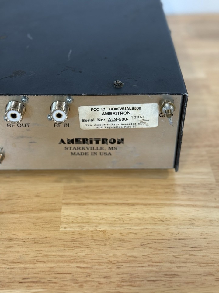 Ameritron ALS-500M Solid State No Tune Mobile Amplifier | eBay