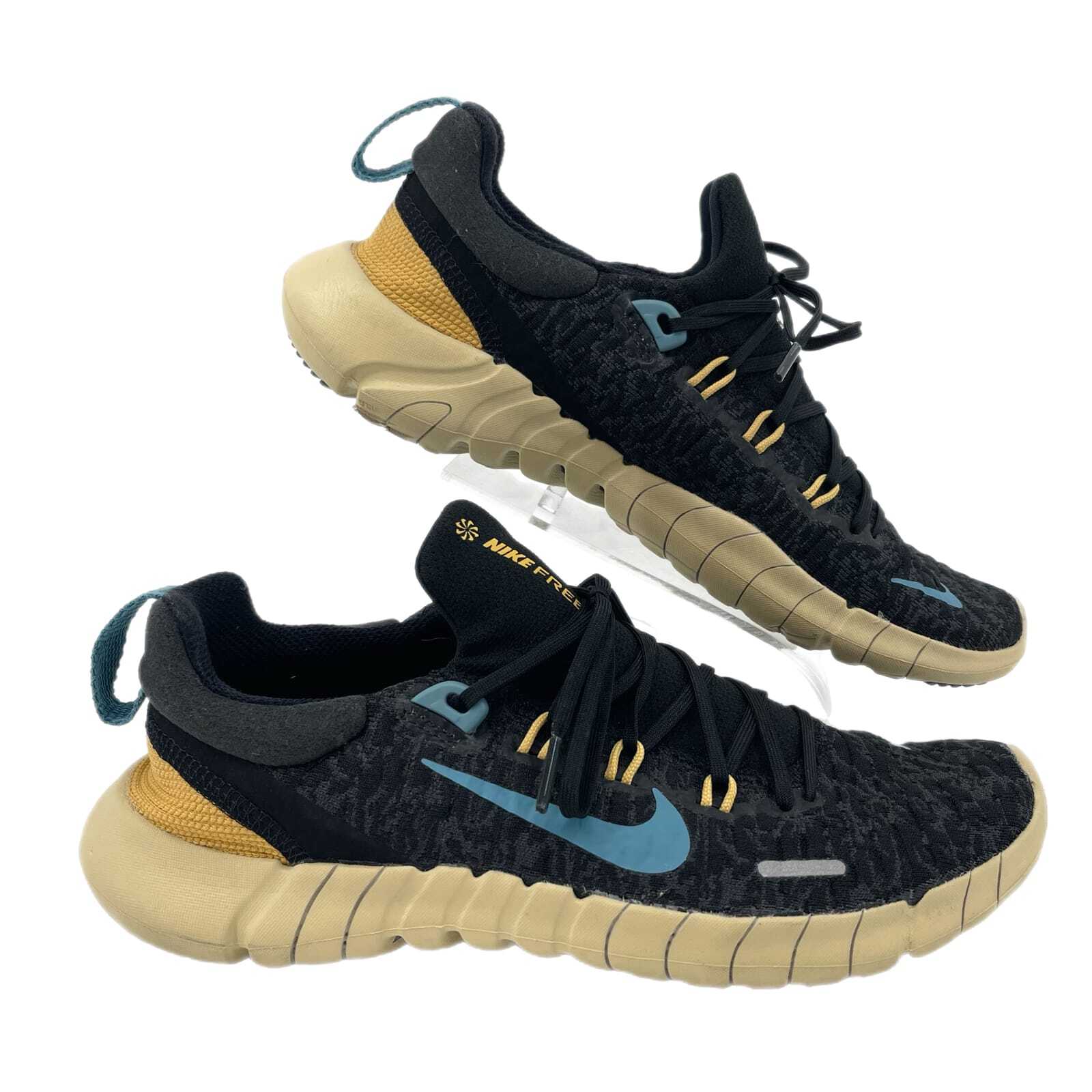 Nike Black/Blue Athletic Shoes | Lace Up, Round Toe | eBay