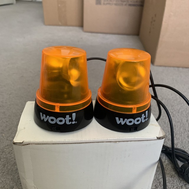 Woot off Rotating Lights USB Powered Orange Amber Revolving Woot.com 1 ...