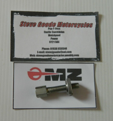 MZ RANGE LEVER ADJUSTER AND LOCK NUT ORIGINAL MZ 6mm THREAD 00-08-027/8 ...