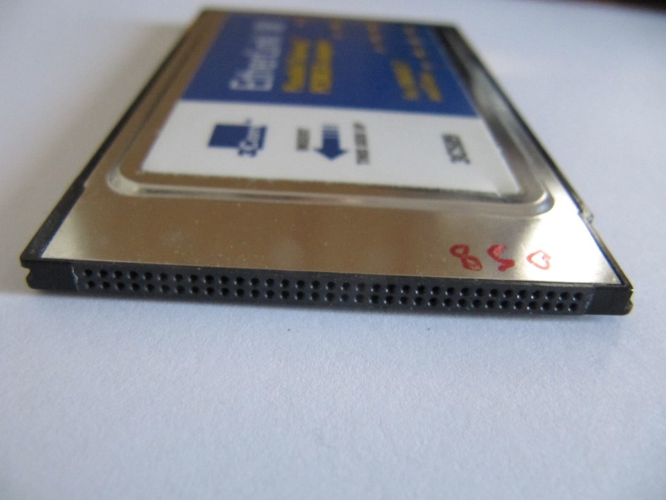 3Com PCMCIA Card PC 10/100 Ethernet III Network LAN 3C589 PARALLEL ...