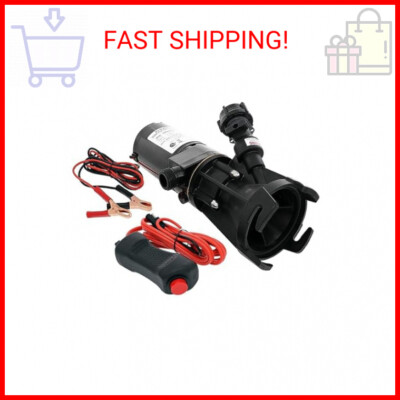 Flojet 18555-000A Portable RV Waste Pump with Garden Hose Discharge ...