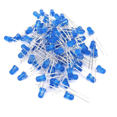 100PCS LED 3MM BLUE COLOR BLUE LIGHT Super Bright NEW | eBay