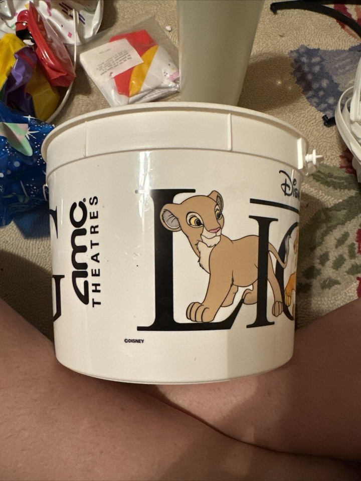 AMC Theaters The Lion King Plastic Bucket Disney Retro 90s | eBay