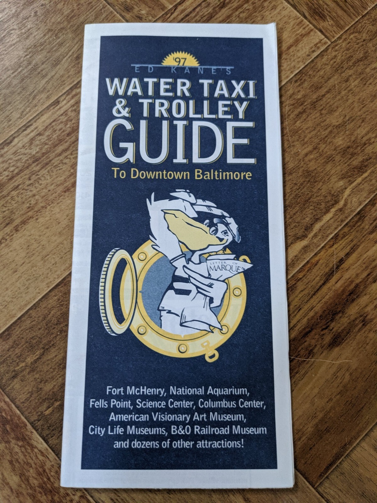 Baltimore Water Taxi & Trolley System Guide 1997 Ed Kane's | eBay
