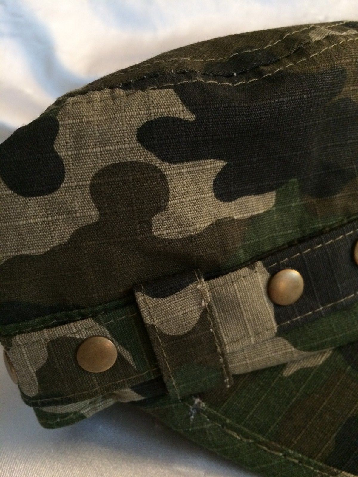 PUGS Gear - The Shelby - Cadet Military Style Cap - Green Camouflage ...