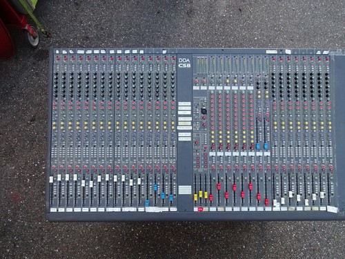 DDA CS8 Sound Mixing Board Console | eBay