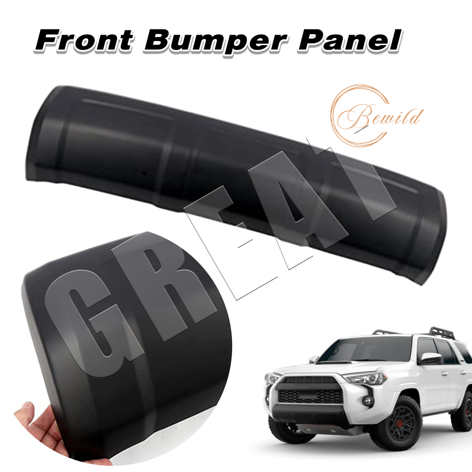 For 2014-2023 Toyota 4Runner TRD Matte Black Lower Valance Panel Bumper ...