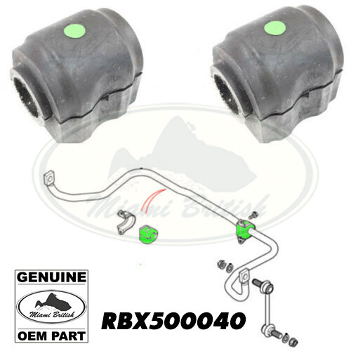 LAND ROVER REAR STABILIZER BAR BUSH BUSHING SET x2 RANGE 06-09 ...