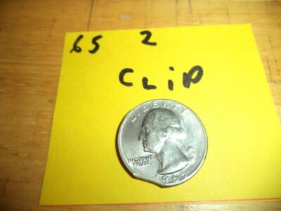 1965 DOUBLE CLIPPED QUARTER | eBay