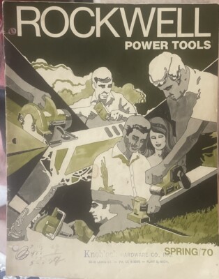 Vintage Rockwell 1970 Power Tool Cataloge | eBay