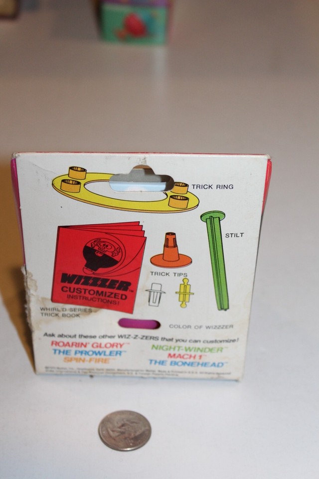 SEALED 1970 Mattel Wizzzer Whizzer Spin Fire Spinning Top NOS MISP New ...