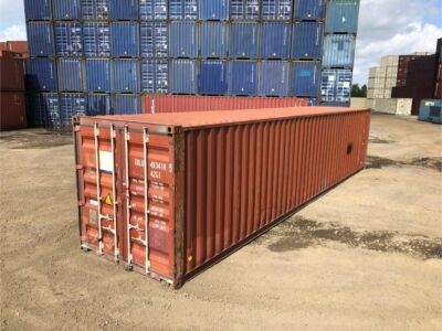Used 40' Dry Van Steel Storage Container Shipping Cargo Conex Seabox ...