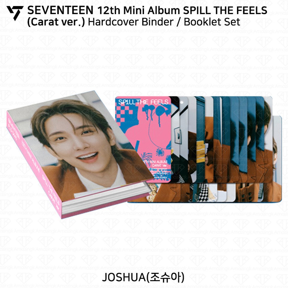 SEVENTEEN 12th Mini Album SPILL THE FEELS Carat Ver Binder Booklet ...