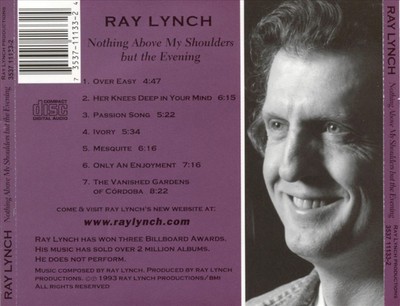 RAY LYNCH NOTHING ABOVE MY SHOULDERS BUT THE EVENING NEW CD 19341113324 ...