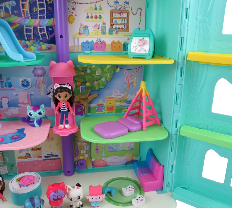 Gabby's Dollhouse Purrfect Dollhouse Playset with Sounds Bakey Cakey ...