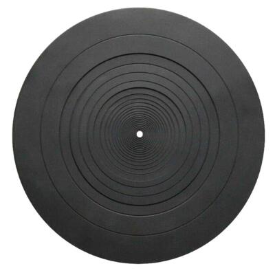 Turntable Platter Mat Rubber 12 inch Silicone Turntable LP Slipmat ...