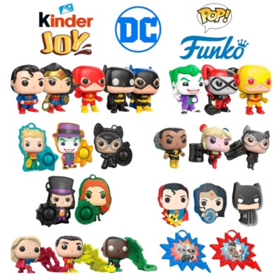 Kinder Joy Funko Pop DC Comics Completa la tua Collezione Sorprese a ...