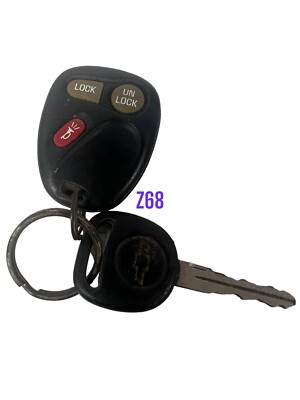 OEM GM CHEVY KEYLESS REMOTE ENTRY KEY FOB ALARM KOBUT1BT 15732803 / 3 ...