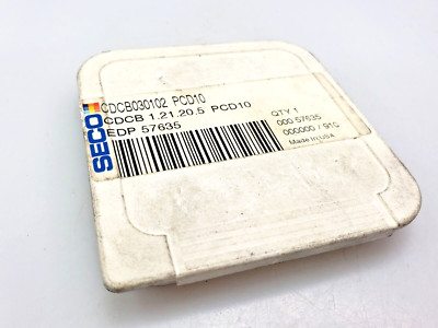 SECO CDCB 030102 PCD10 CDCB 1.21.20.5 PCD Diamond Turning Inserts (Box ...