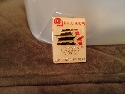 1984 Los Angeles Olympic Pin - Fuji Film | eBay