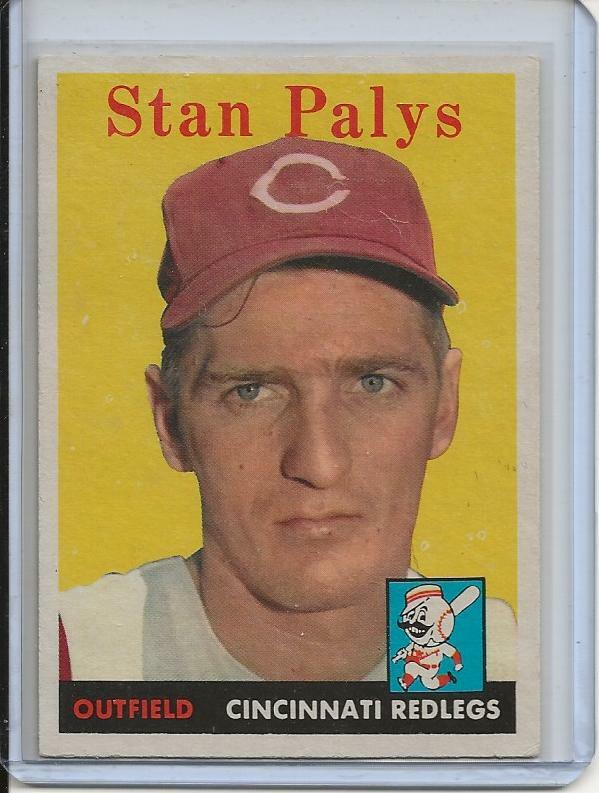 1958 Topps Baseball Card Stan Palys Cincinnati Reds Near Mint # 126 | eBay