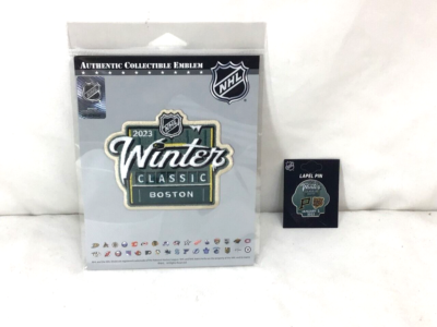 2023 Winter Classic Pin & Patch Lot Fenway Park Boston Bruins Pitsburgh ...