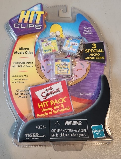 Hit Clips The Simpsons HitClips 3 Pack Bart Homer People Springfield ...