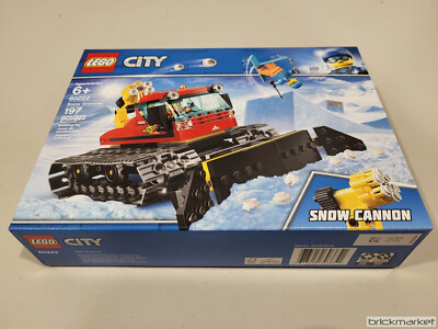 Lego City 60222 Snow Groomer Snowplow Cannon Arctic NEW RETIRED Free ...