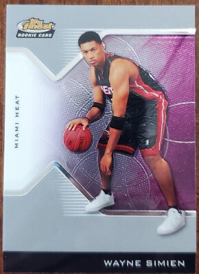 2004-05 TOPPS FINEST WAYNE SIMIEN MIAMI HEAT ROOKIE SP /599 CARD #219 ...