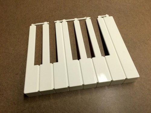 Piano Keytops 1 Octave+C8 Key Tops, Repair, Crafts, Art Project | eBay