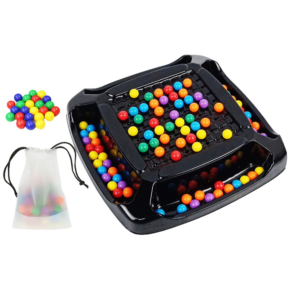 Early Educational Puzzle Toy Funny Rainbow Bead Matching Game for Boys ...
