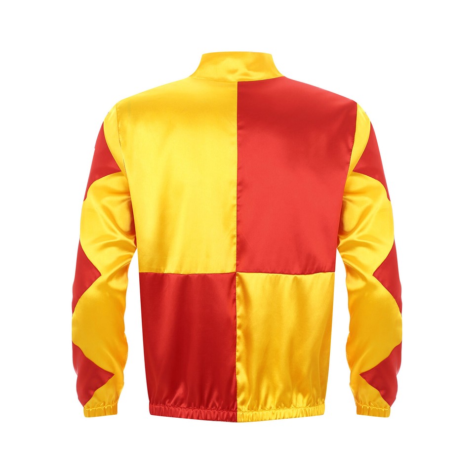 Mens Horse Trainer Colorblock Checkerboard Jacket Coat Horse Racer ...