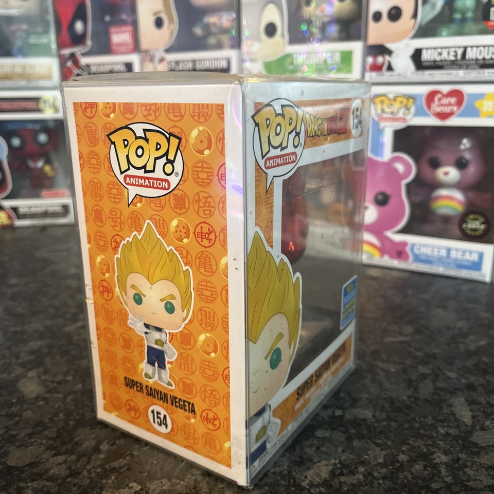 Funko Pop - Dragon Ball Z - Super Saiyan Végéta Chrome Red Rouge #154 ...