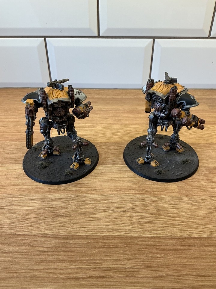 warhammer 40k imperial knights painted army, battle ready, pre-owned | eBay