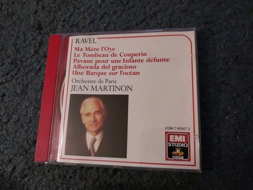 Maurice Ravel Ma Mere L'oye CD Jean Martinon I'oye RARE! OOP HTF Paris ...
