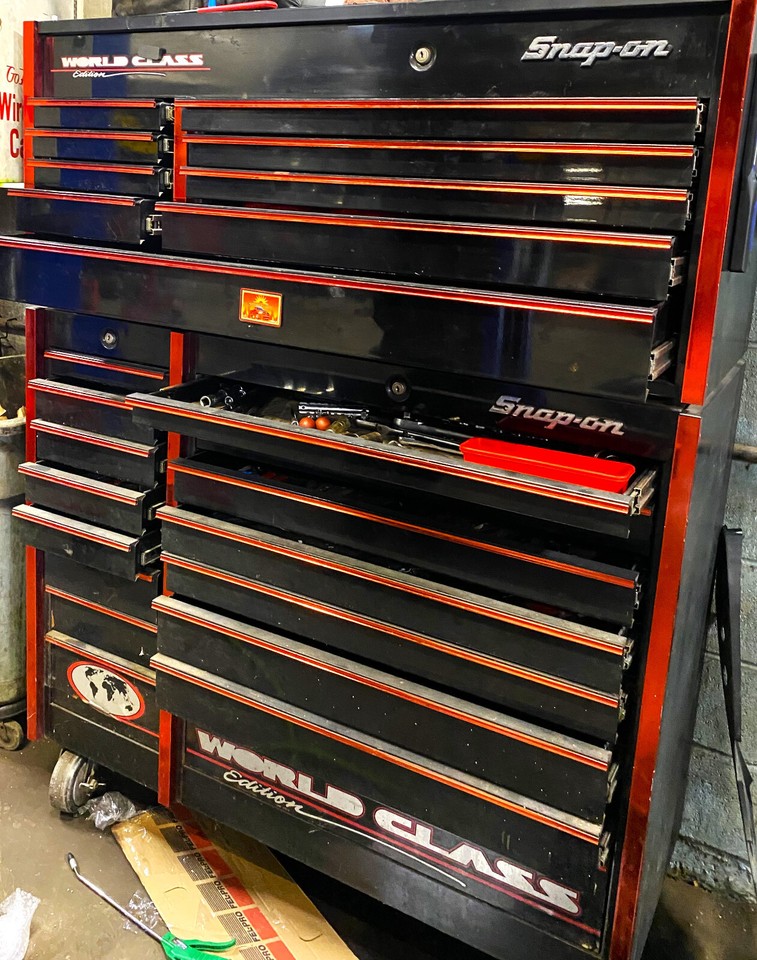 Snap On Tool Box Roll Cab Base & Top Box Krl World Class Edition 50" x ...