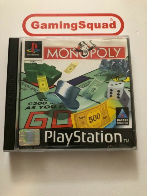Monopoly Sony PlayStation 1 Ps1 / PSX Game - Hasbro Interactive for ...