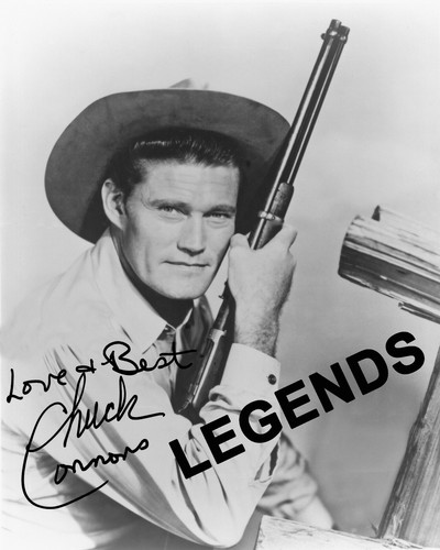 THE RIFLEMAN - CHUCK CONNORS Autographed Photo Reproduction RIFLE-X02 ...