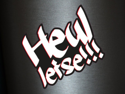 1 x Aufkleber Heul leise Graffiti Art Font Schrift Spruch Sticker ...
